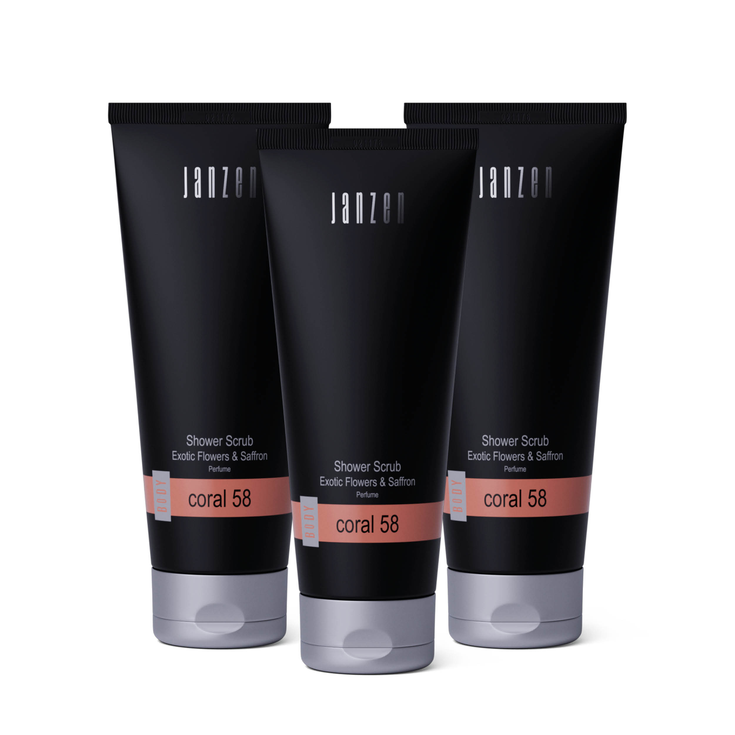 Shower Scrub Coral 58 3-pack - EN