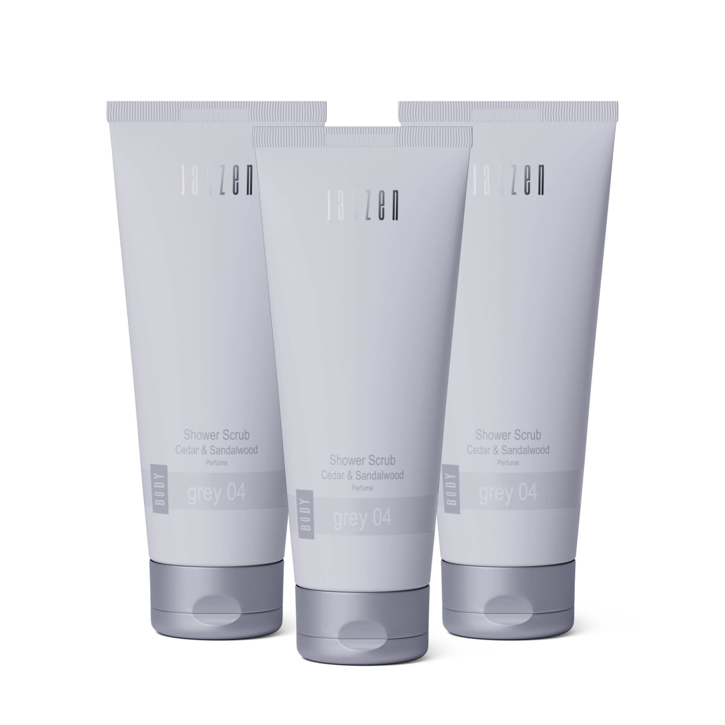 Shower Scrub Grey 04 3-pack - EN