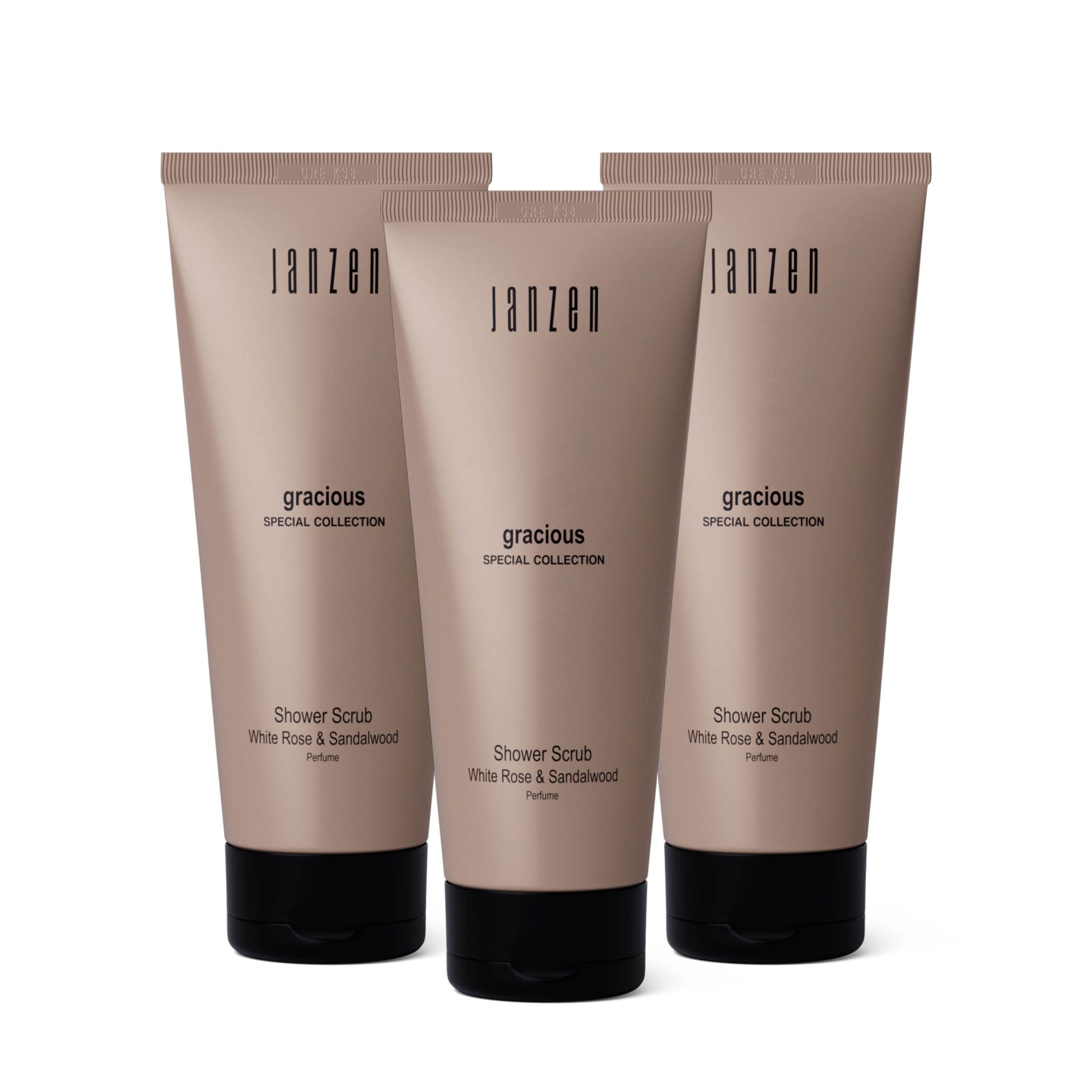 Shower Scrub Gracious 3-pack - EN