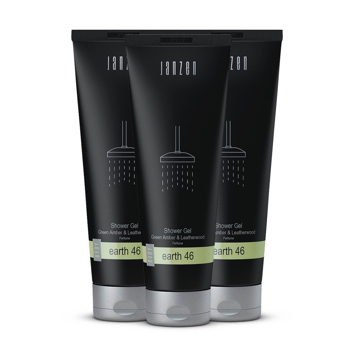 Buy our soothing, transparent Shower Gel 3-pack in Earth 46 | JANZEN